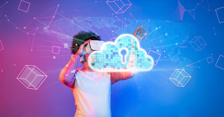 Virtual Reality User Engaging with Cloud Computing Technology in a ...