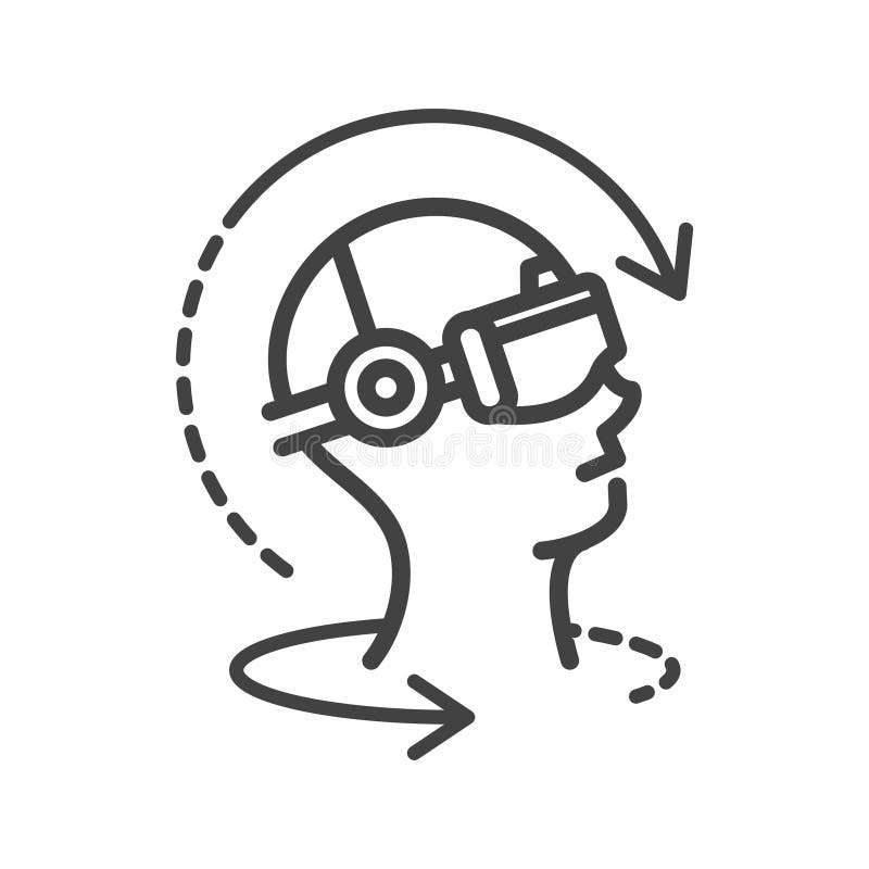 Virtual reality user icon stock vector. Illustration of design - 310879379