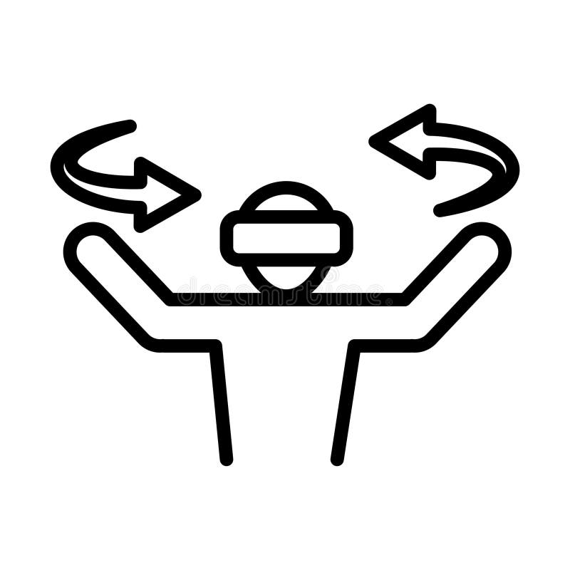 Virtual reality user icon stock vector. Illustration of simulation ...