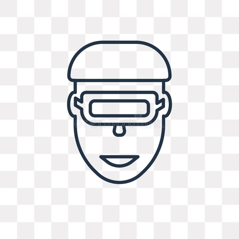 Virtual Reality Vector Icon Isolated on Transparent Background, Stock ...