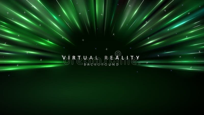 Virtual Reality VR Background with Zoom Effect Background Stock Image ...