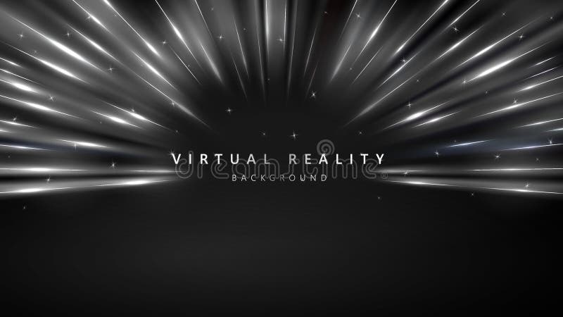 Virtual Reality VR Background with Zoom Effect Background Stock ...