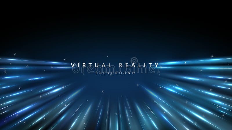 Virtual Reality VR Background with Zoom Effect Background Stock Photo ...