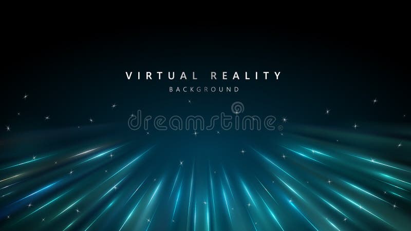 Virtual Reality VR Background with Zoom Effect Background Stock ...
