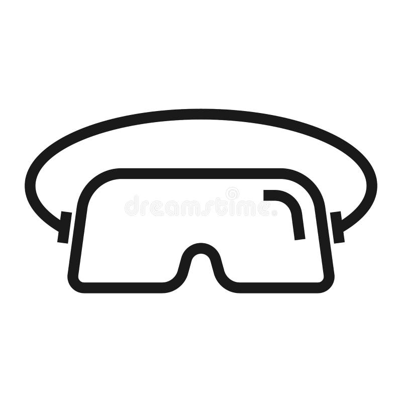 Virtual Reality or VR Glasses Simple Vector Flat Icon Stock Vector ...