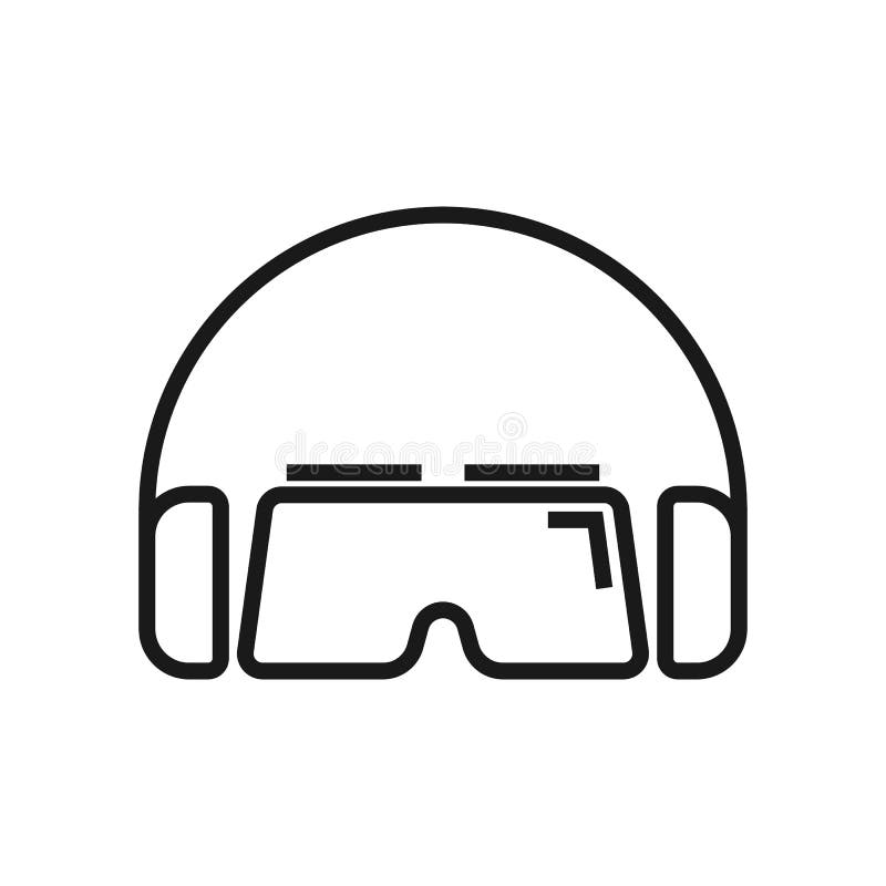 Virtual Reality or VR Glasses Simple Vector Flat Icon Stock Vector ...