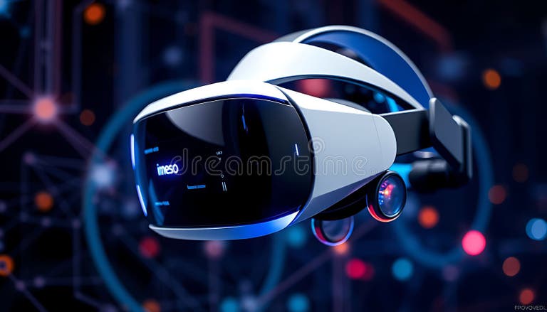 Virtual Reality VR Headset Floating Display ðŸ¥½, Tech Immersive ...