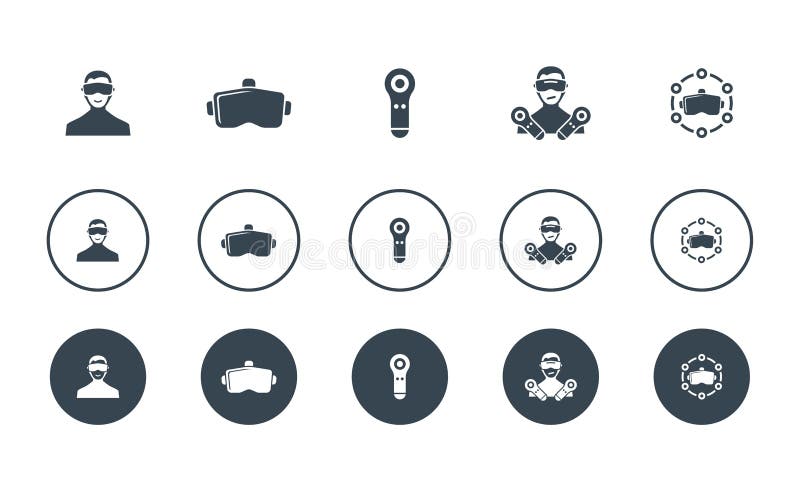 Virtual Reality, VR Helmet, VR Stock Vector - Illustration of design ...