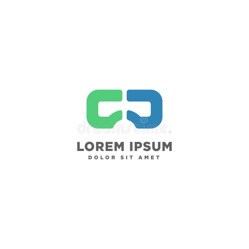 Virtual Reality, VR, Vision Logo Template Vector Illustration Stock ...