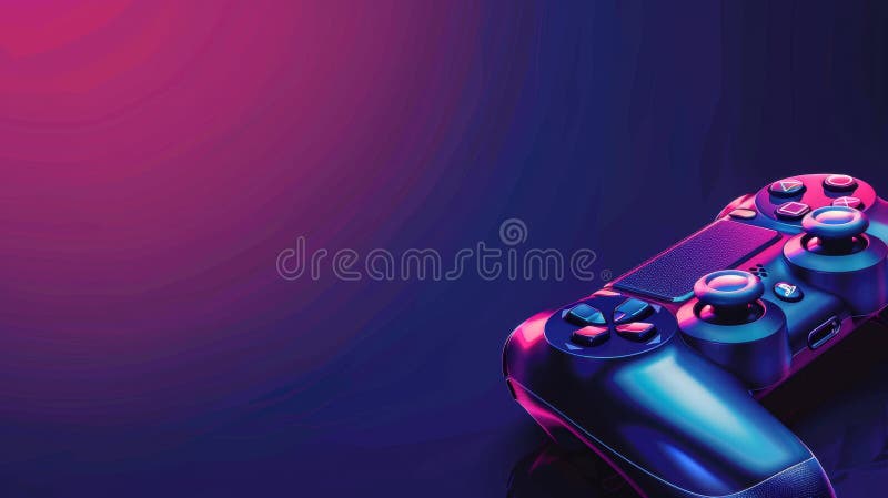 Virtual Realm. Gamer Background High Detailed Plain Background Stock ...