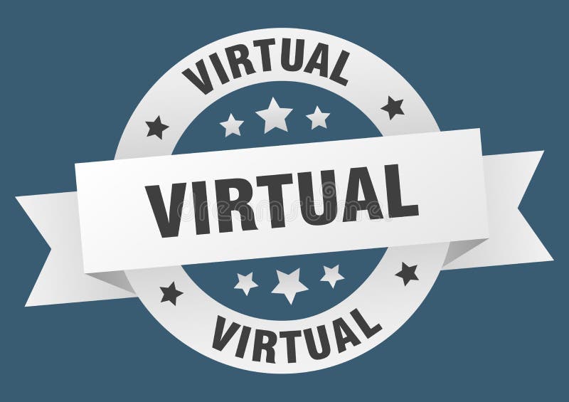 Virtual Label. Virtual Isolated Seal. Sticker. Sign Stock Vector ...