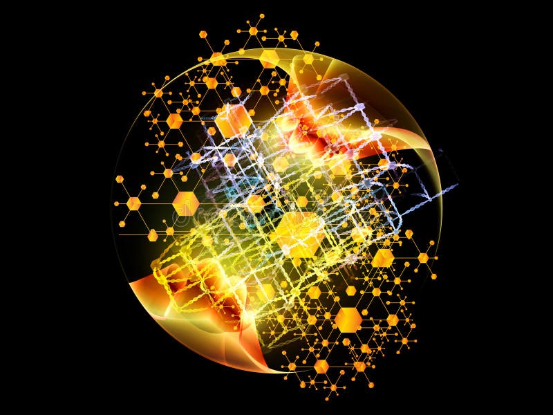 Virtual Science stock illustration. Illustration of science - 215710114