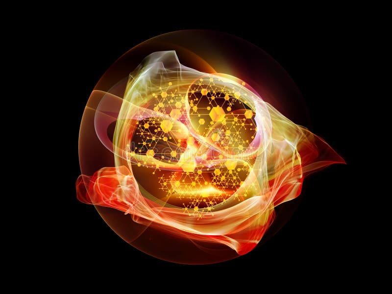 Virtual Science stock illustration. Illustration of rendering - 215710120