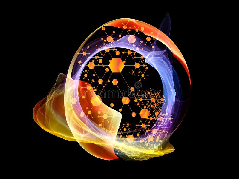 Virtual Science stock illustration. Illustration of reality - 216968136