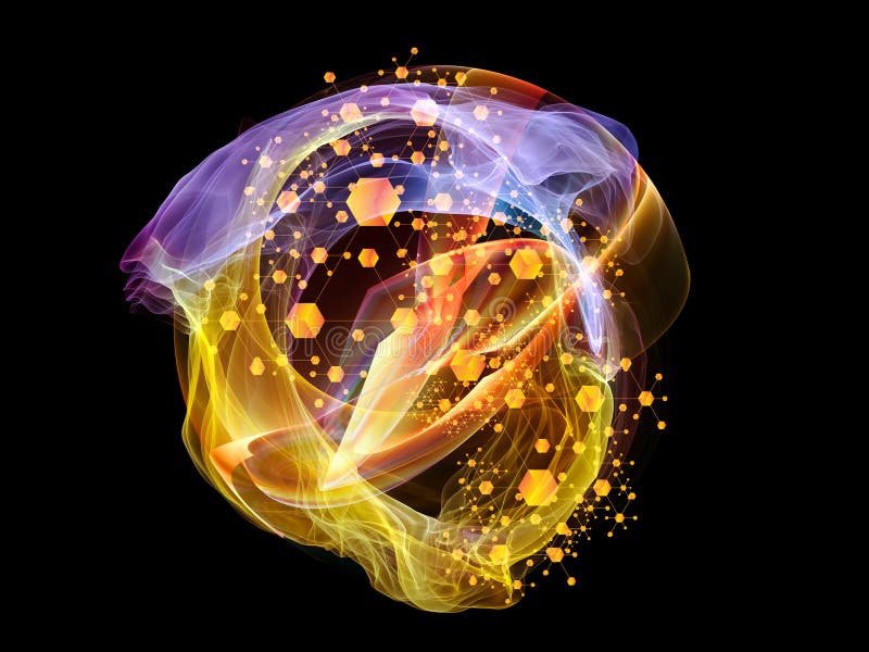 Virtual Science stock illustration. Illustration of reality - 220560095