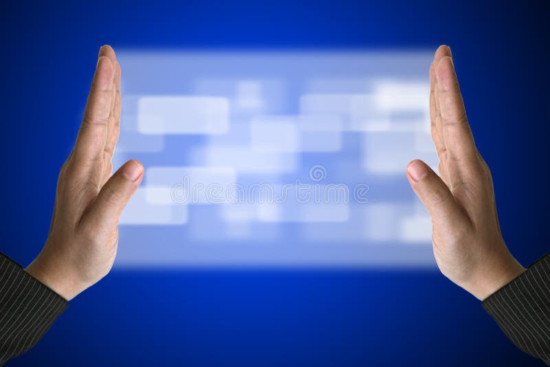 Virtual Screen stock photo. Image of input, choose, multimedia - 23270532