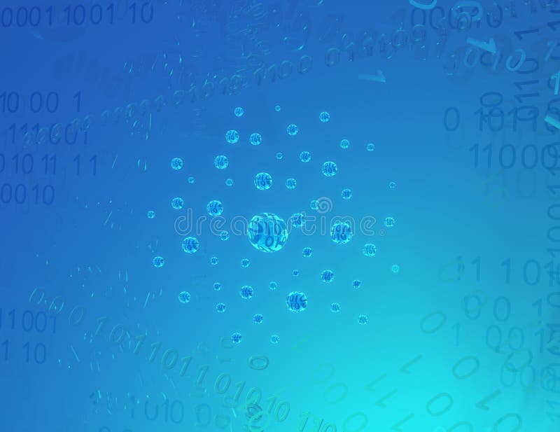 Virtual Sea Bubble Center stock illustration. Illustration of strange ...