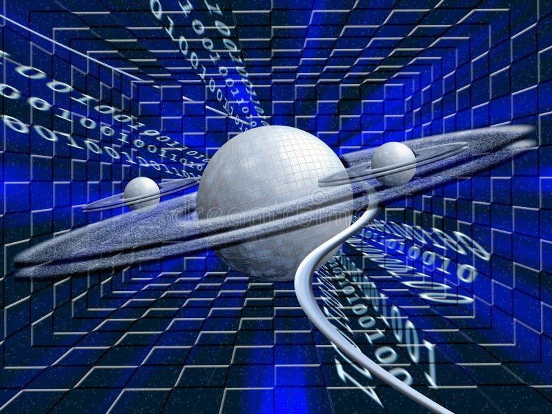 Virtual server. stock illustration. Illustration of concept - 125515