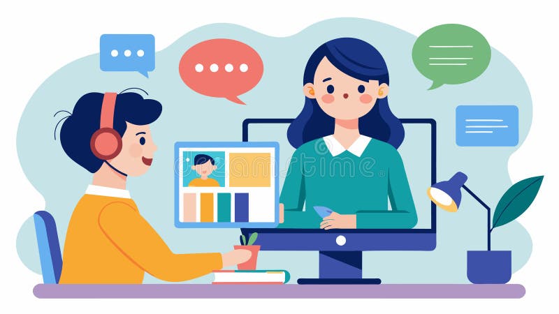 In a Virtual Session a Speech the and Client Utilize Online Resources ...