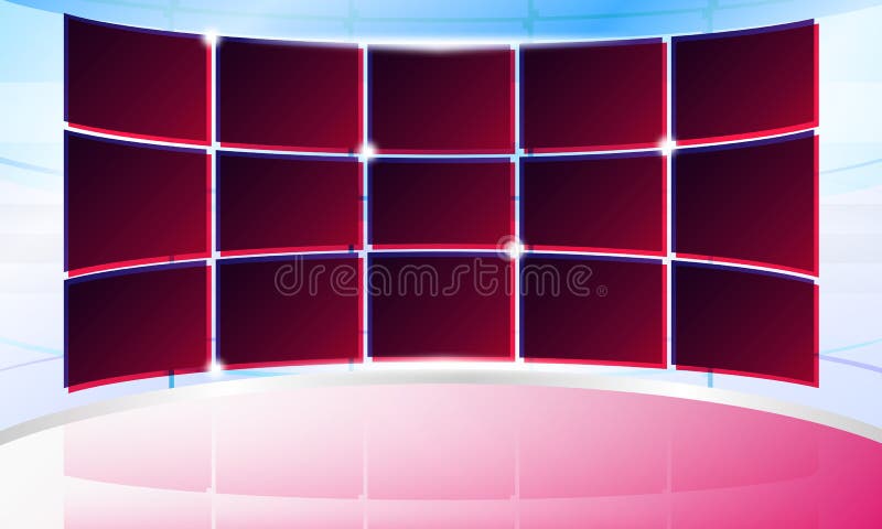 Virtual Set Template stock illustration. Illustration of virtual - 83436612