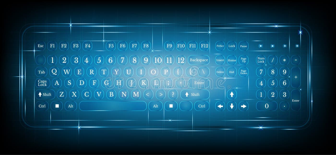 Computer Keypad Stock Illustrations – 49,819 Computer Keypad Stock ...