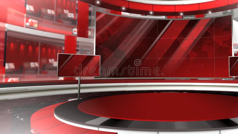 Virtual Sports Studio Set Background Stock Video - Video of close ...
