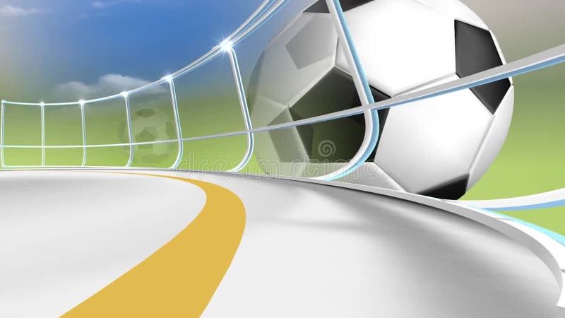 Virtual set sports stock video. Video of guarantee, design - 125632927