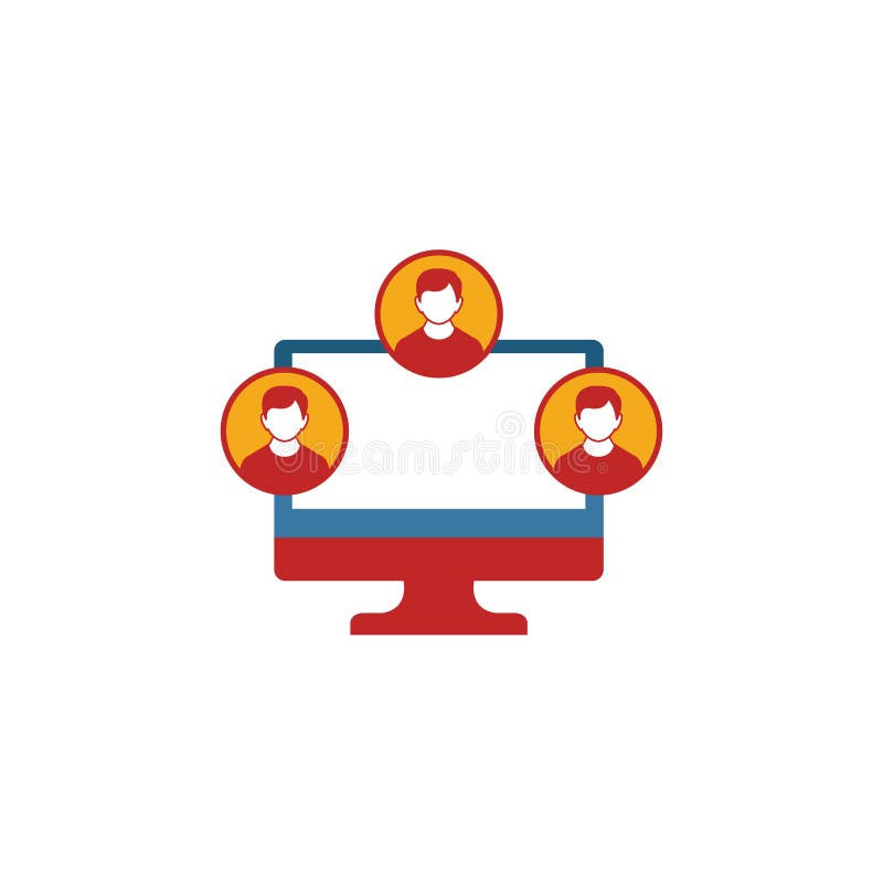 Virtual Team Icon. Simple Element from Project Management Icons ...