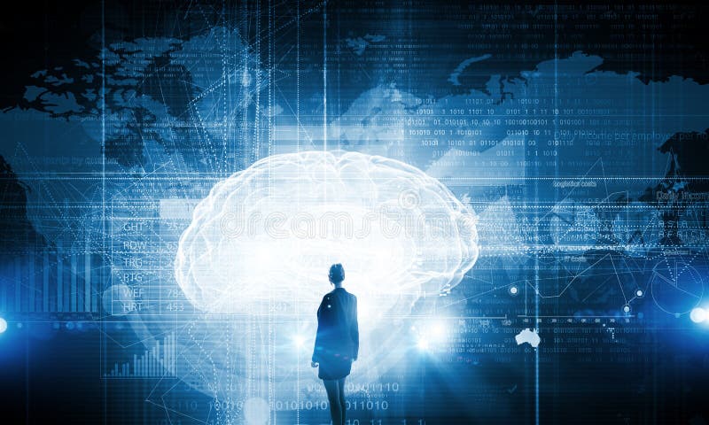 Virtual Technologies. Concept Image Stock Image - Image of press ...