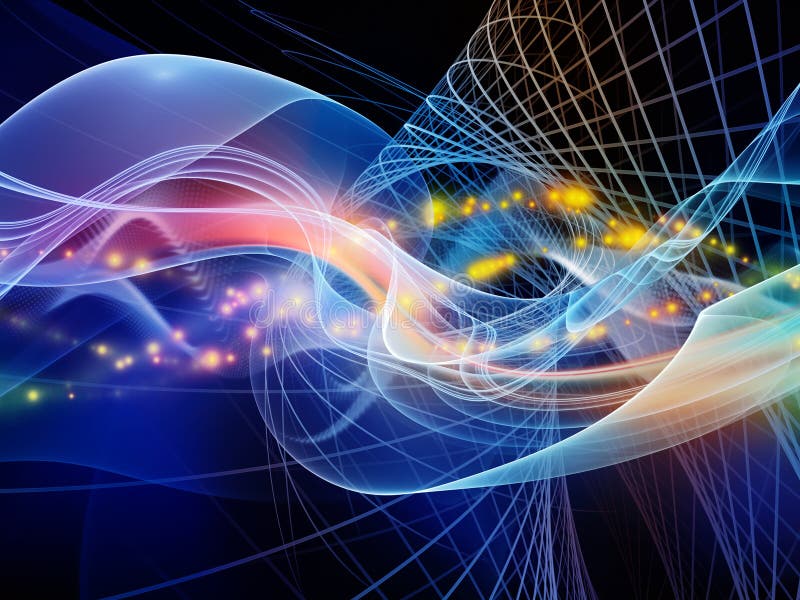 Virtual Virtual World stock illustration. Illustration of geometry ...