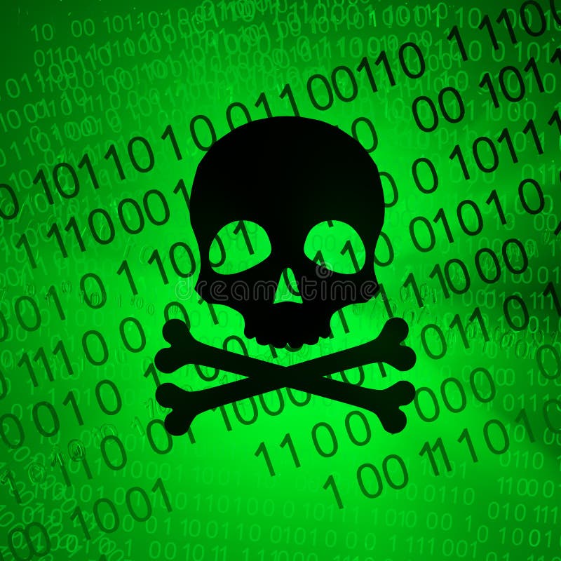 Virtual Virus stock illustration. Illustration of secret - 91880359