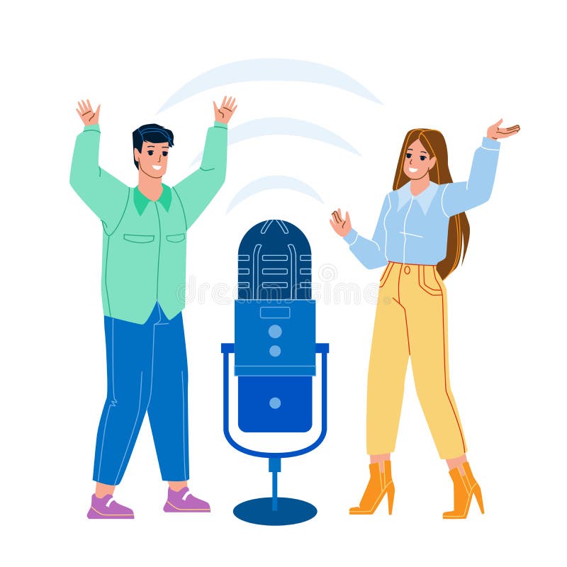 Virtual Voice Assistant Digital Technology Vector Stock Vector ...