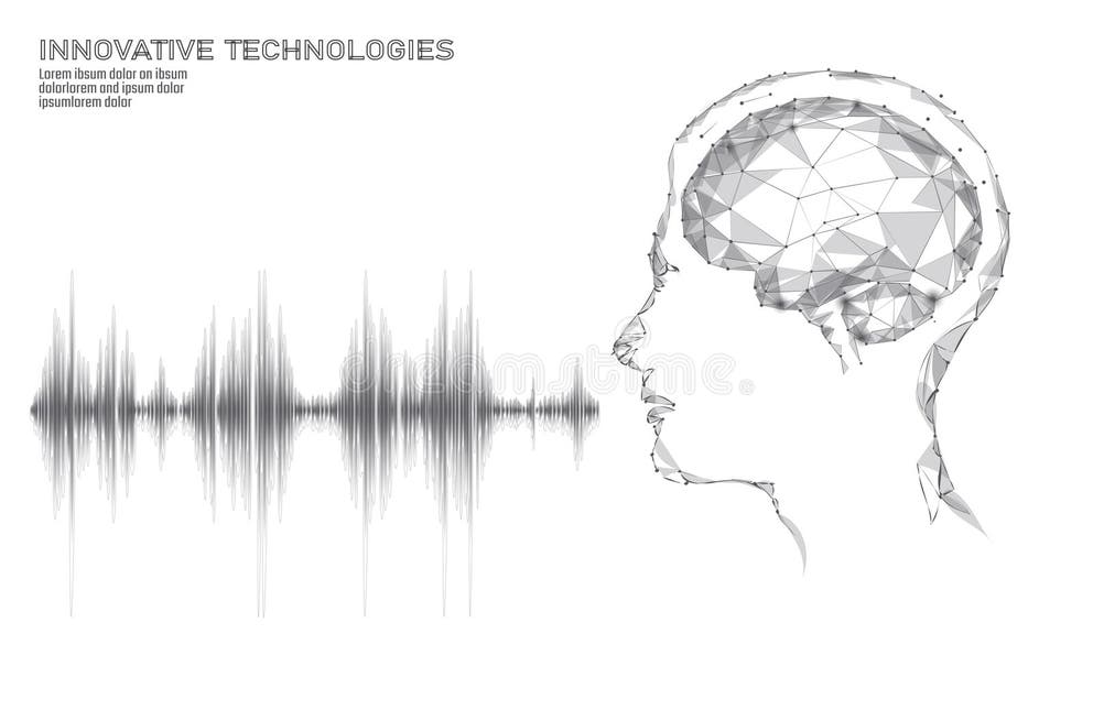 Virtual Voice Computer Online Assistant Concept. Metaverse Artificial ...