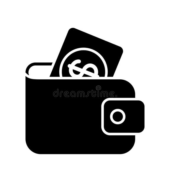 Virtual Wallet Authentication Stock Vector - Illustration of vector ...