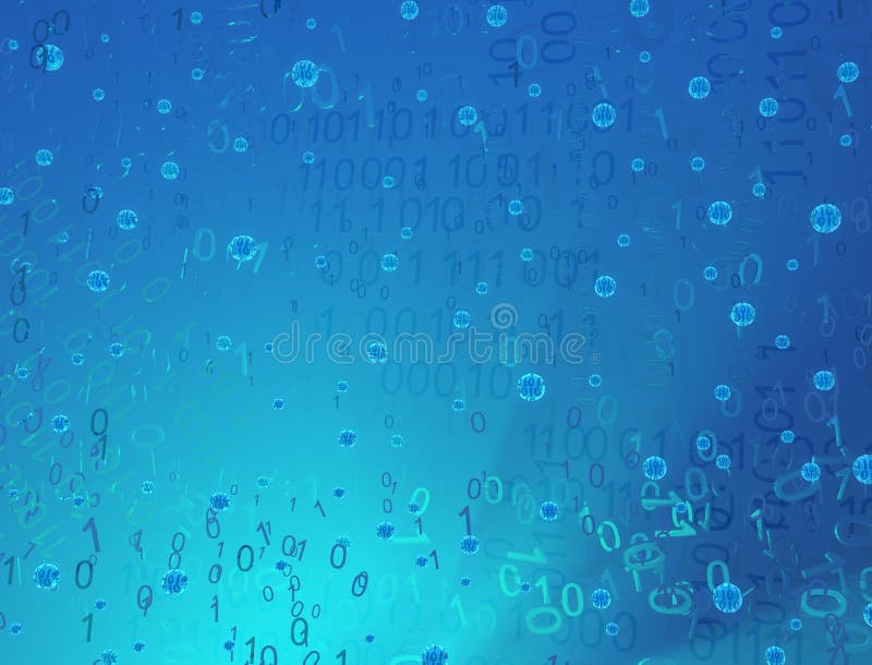 Virtual Water Bubbles Background Stock Illustration - Illustration of ...