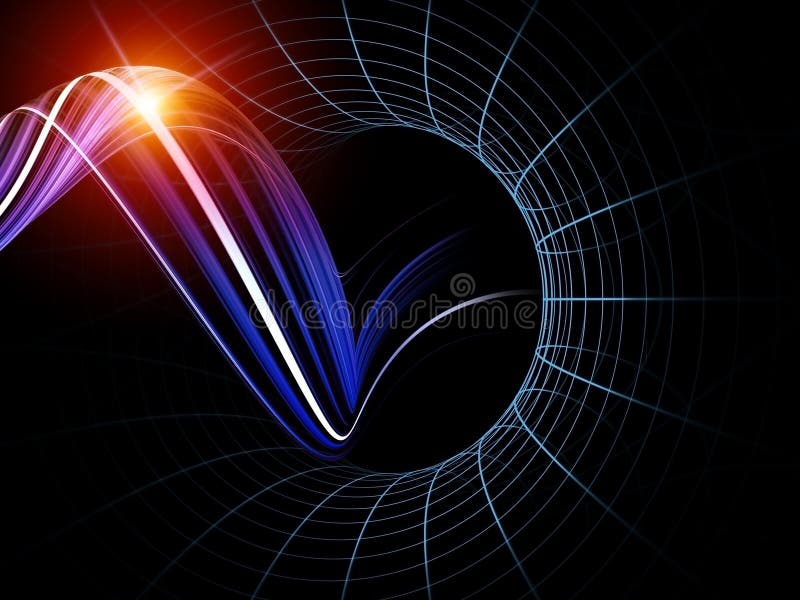 Virtual Wave stock illustration. Illustration of black - 21121169