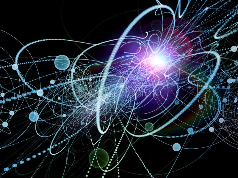 Virtual Wave Particle stock illustration. Illustration of line - 62655342