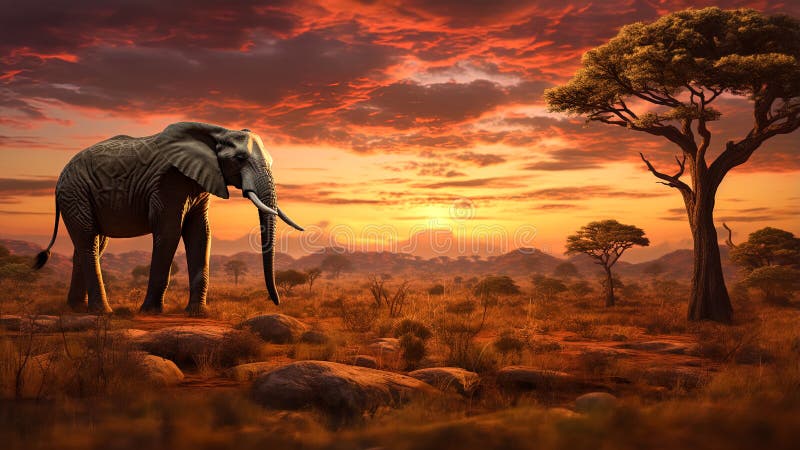 Authentic African Wildlife Storytelling Stock Illustrations – 6 ...
