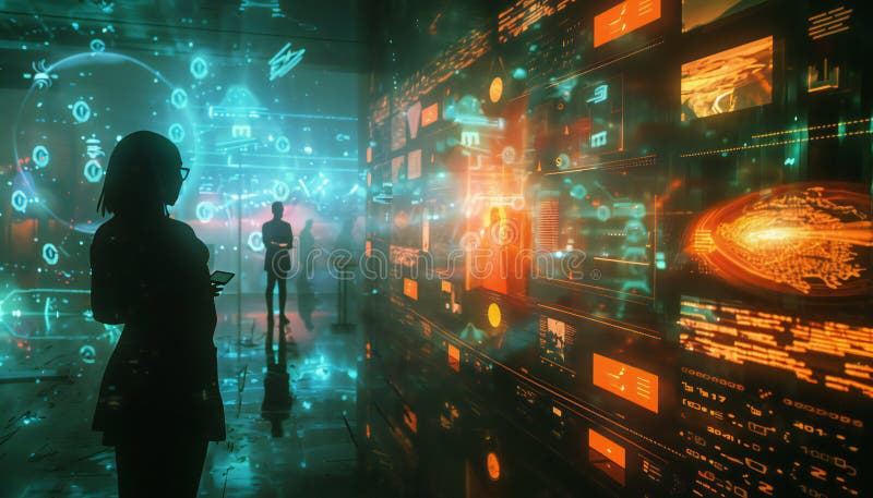 Virtual World: Communication and Work without Borders Stock ...