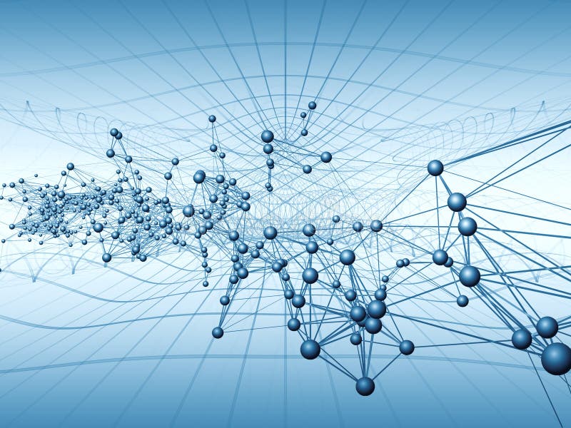 The Virtual World Waves stock illustration. Illustration of background ...