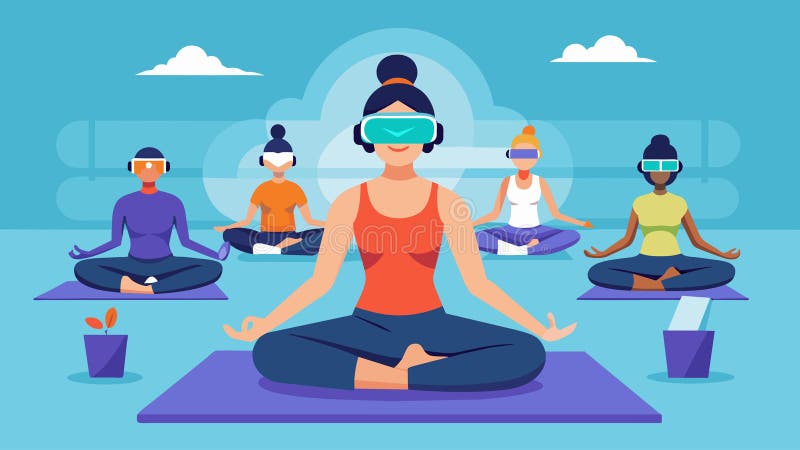 A Virtual Yoga Class Where the Users Movements are Tracked by Their VR ...