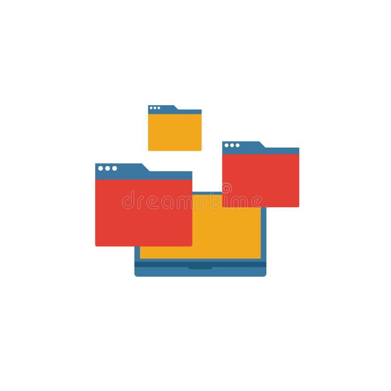 Virtualization Icon in Trendy Design Style. Virtualization Icon ...