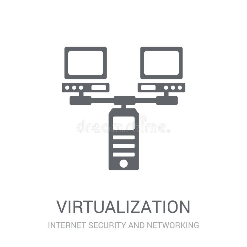 Virtualization Icon. Trendy Modern Flat Linear Vector Virtualization ... Virtualization Icon. Trendy Modern Flat Linear Vector Virtualization ...