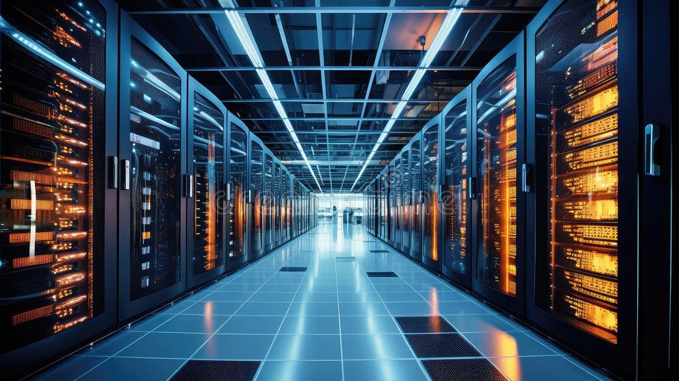 Virtualization Information Technology Service Stock Illustration ...