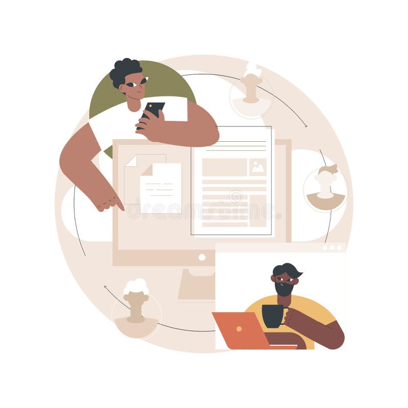 Virtualization Technology Abstract Concept Vector Illustration. Stock Vector - Illustration of ...