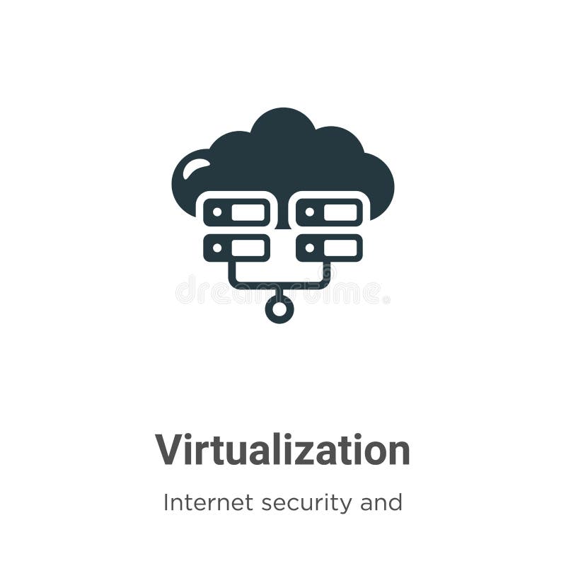 Virtualization Icon. Trendy Flat Vector Virtualization Icon on W Stock ...