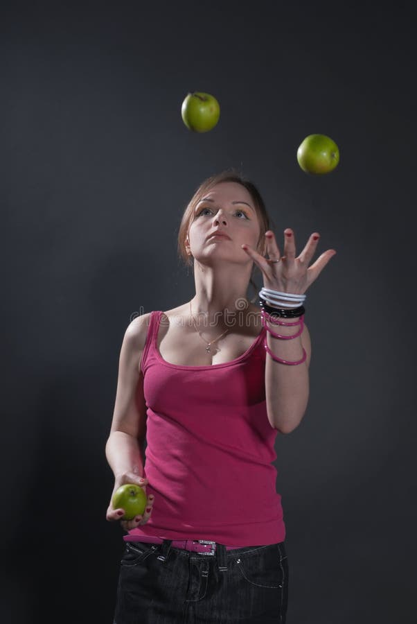 Juggling Green Apples Stock Photos - Free & Royalty-Free Stock Photos ...
