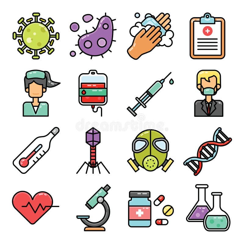 Virus Outbreak Icon stock vector. Illustration of mers - 179389778