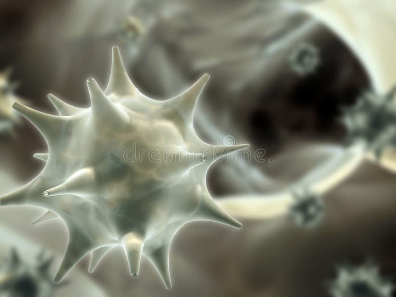 Virus stock illustration. Illustration of piggy, colony - 9166209