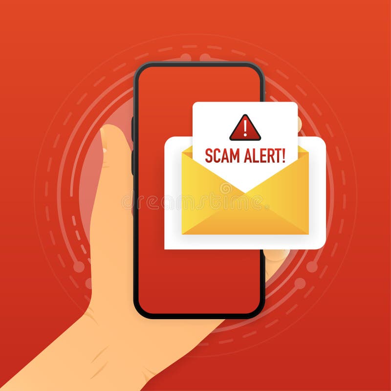 Virus Alert. Hand Holding an Infected Smartphone. Mobile Security ...